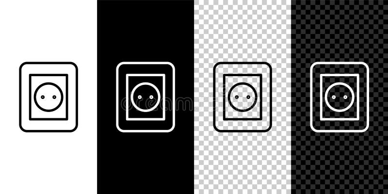 Isometric Electrical Outlet Icon Isolated on Grey Background. Power ...