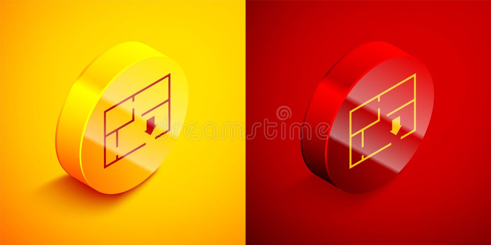 Isometric Evacuation Infographics Stock Vector - Illustration of secure ...