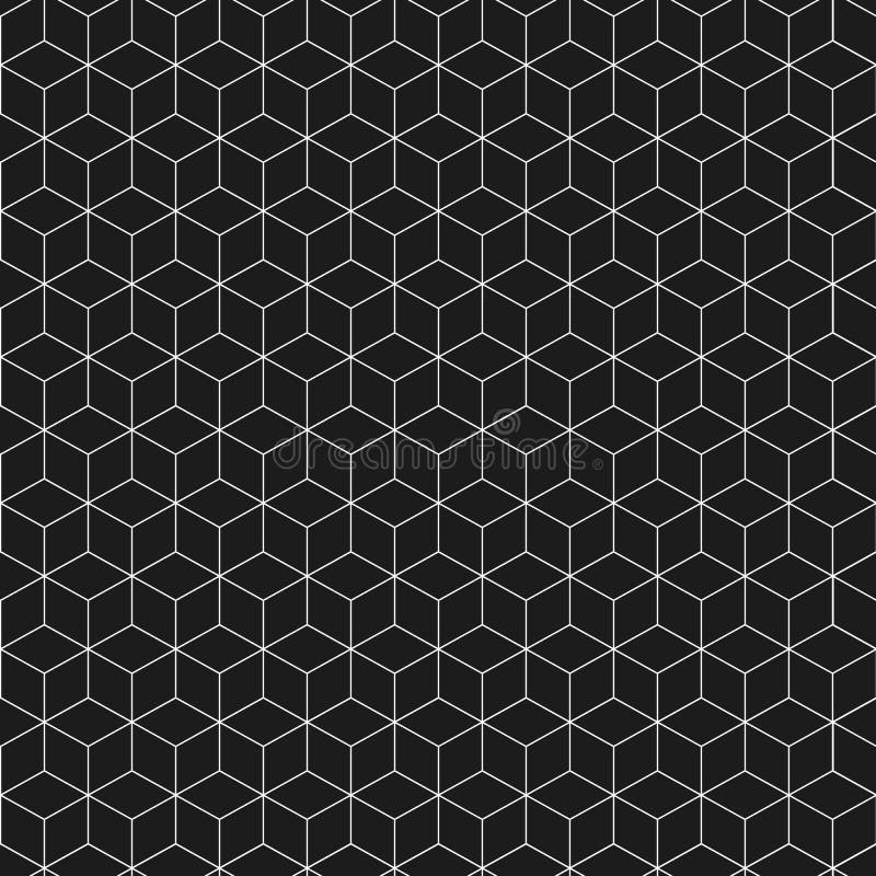 Isometric Figure. Black and White Background. Stock Vector ...