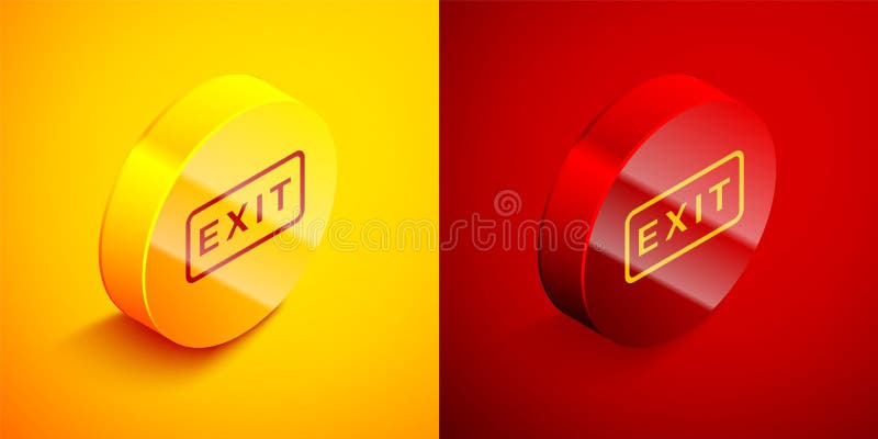 Emergency Exit Yellow Stock Illustrations – 475 Emergency Exit Yellow ...
