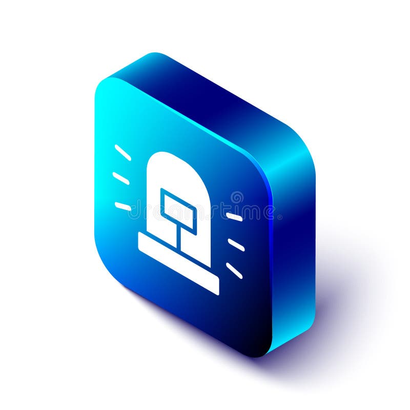 Flashing Blue and Red Sirens Stock Vector - Illustration of danger ...