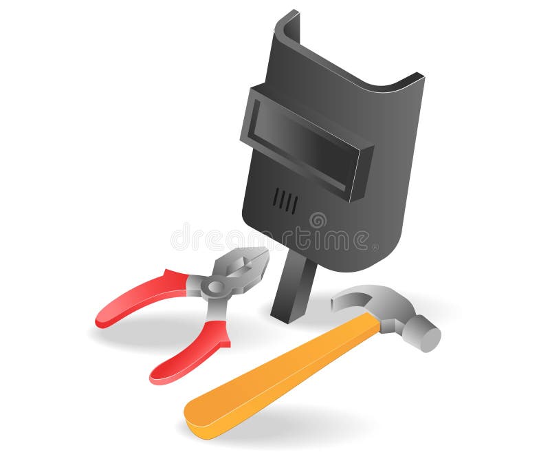 Concept Illustration of a Mask for a Welder Stock Illustration ... Concept Illustration of a Mask for a Welder Stock Illustration ...