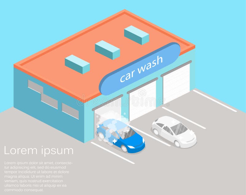 Cartoon Car Wash Building Stock Illustrations – 109 Cartoon Car Wash ...