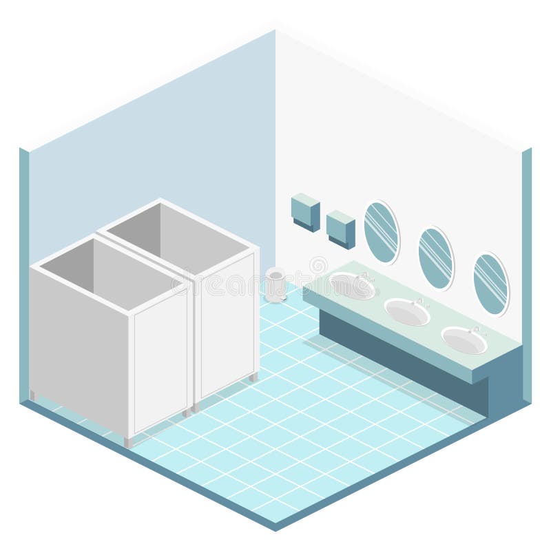 Toilet cutaway blueprint. stock vector. Illustration of lavatory ...