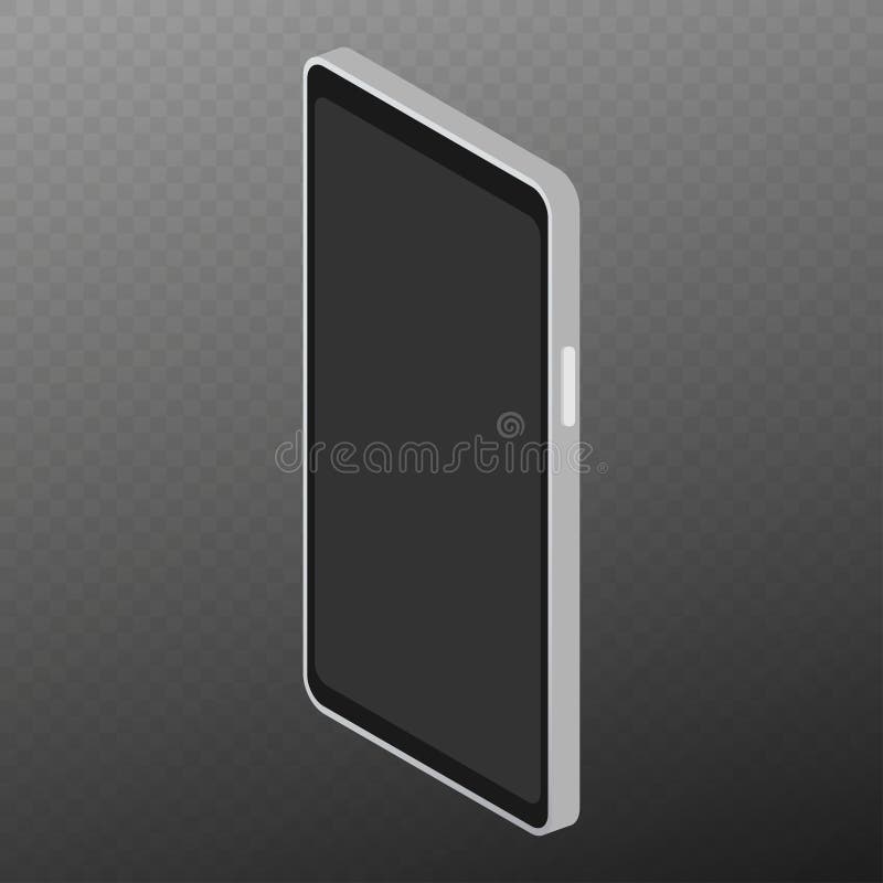 Isometric Flat 3D Isolated Smartphone. Vector Illustration. Stock ...