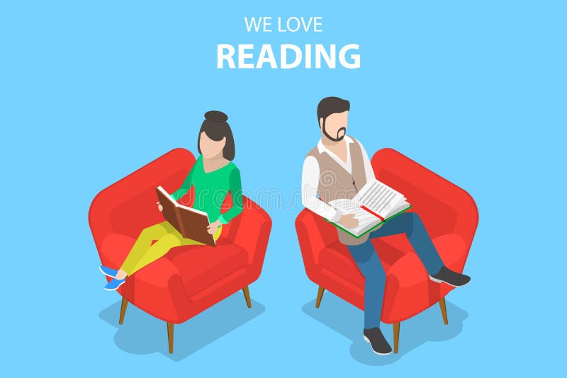 Isometric Flat Vector Concept of Reading, Favorite Book. Stock Vector ... Isometric Flat Vector Concept of Reading, Favorite Book. Stock Vector ...