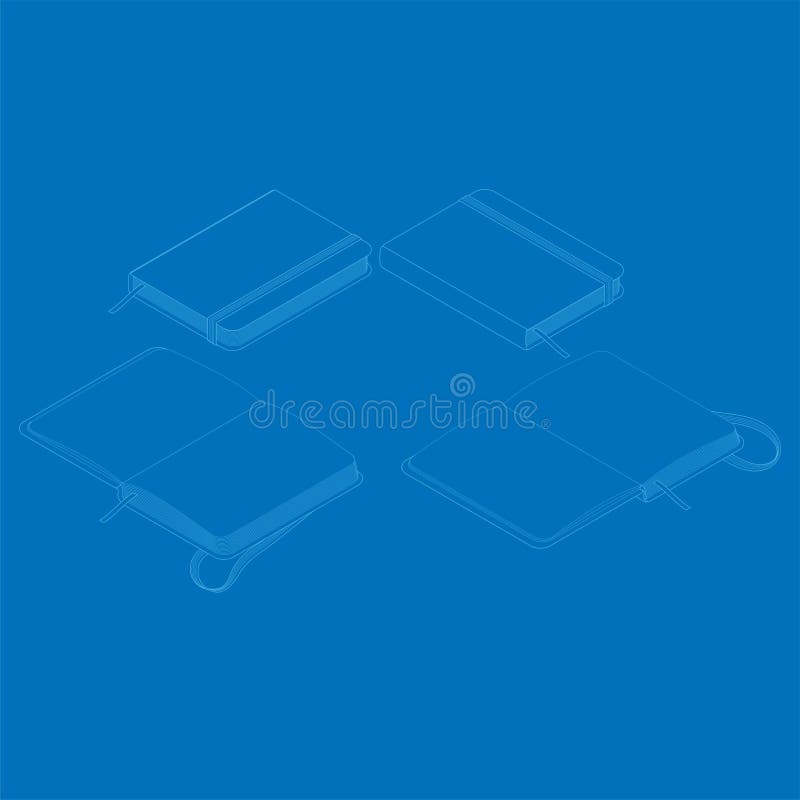 Isometric Flat Vector Illustration of Copybook Notepad. Stock Vector ... Isometric Flat Vector Illustration of Copybook Notepad. Stock Vector ...