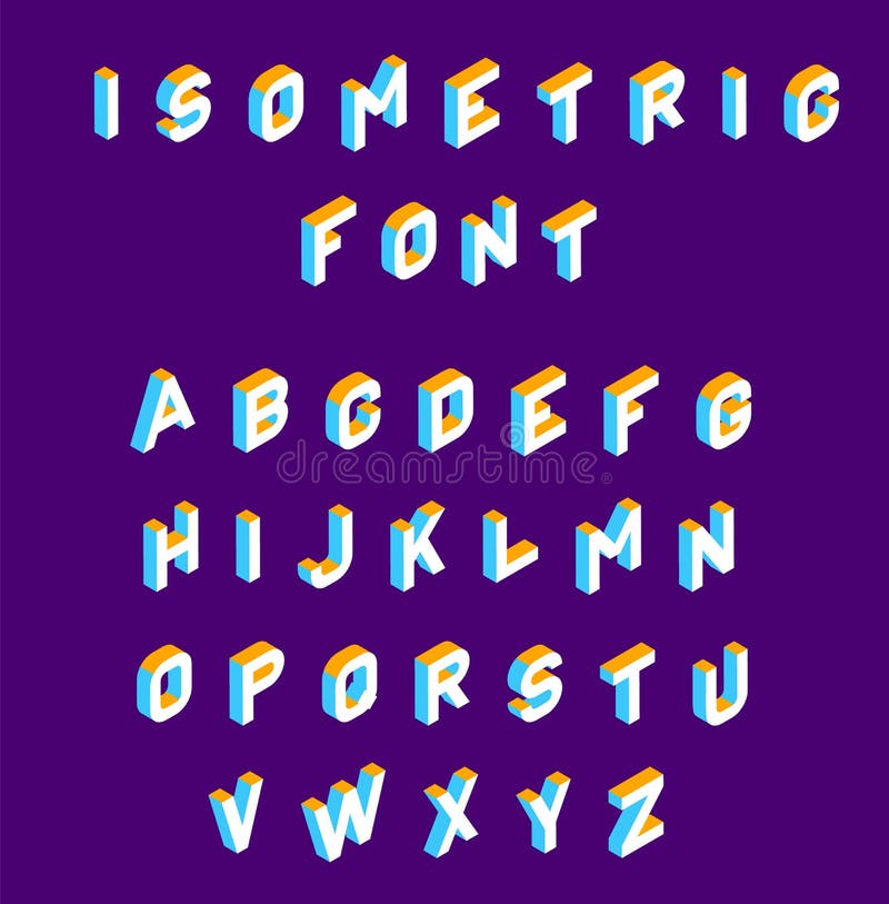Isometric Letters Vector Stock Illustrations – 4,143 Isometric Letters ...