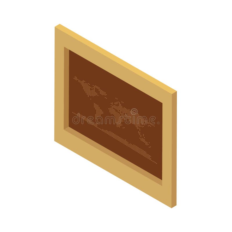 Isometric Frames. Vector Illustration Decorative Design Stock Vector ...