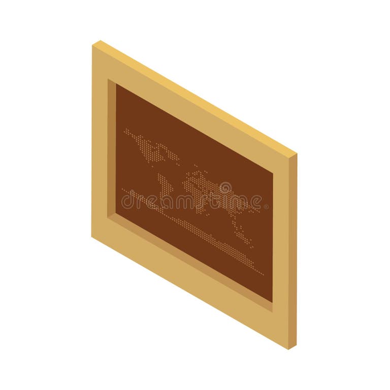 Isometric Frames. Vector Illustration Decorative Design Stock Vector ...