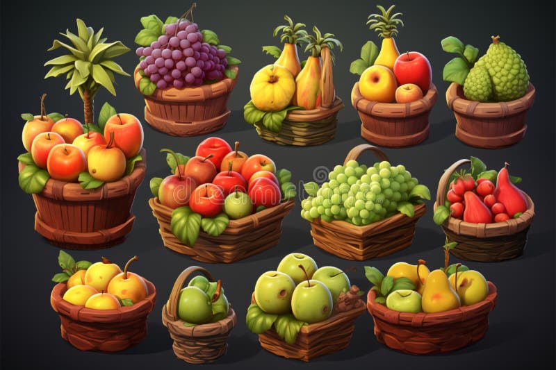 Isometric Fruit Assets for Games, Creating an Engaging Gaming World ...