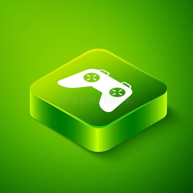 Isometric Game Controller or Joystick for Game Console Icon Isolated on ...