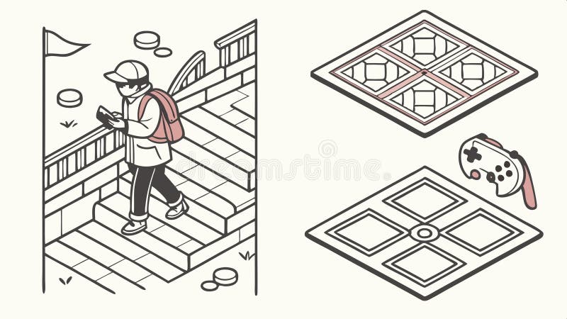 Isometric Game Platform Vector, 3D Design for Gaming and Interactive ...