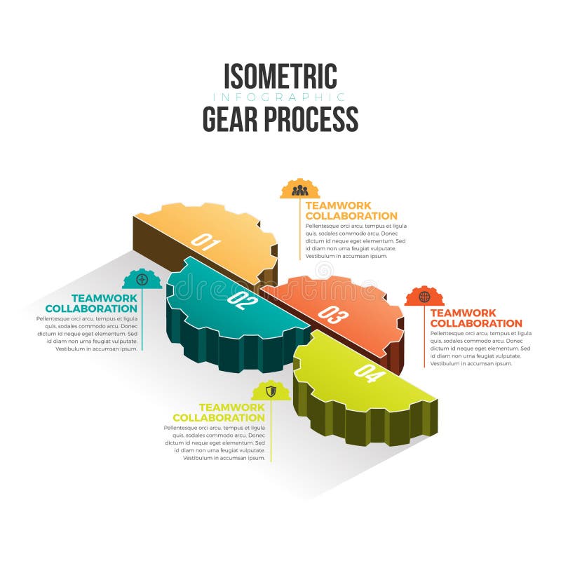 Process Sequence Infographic Stock Vector - Illustration of business ...