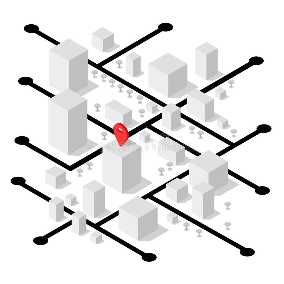 Isometric Map Pin Stock Illustrations – 24,031 Isometric Map Pin Stock ...