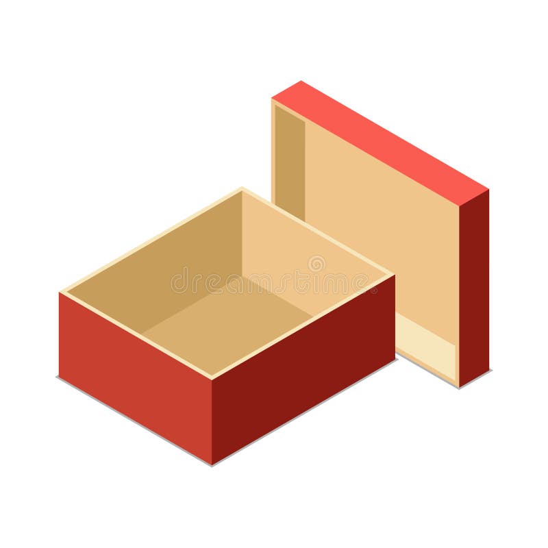 Isometric Gift Box stock illustration. Illustration of birthday - 259596262