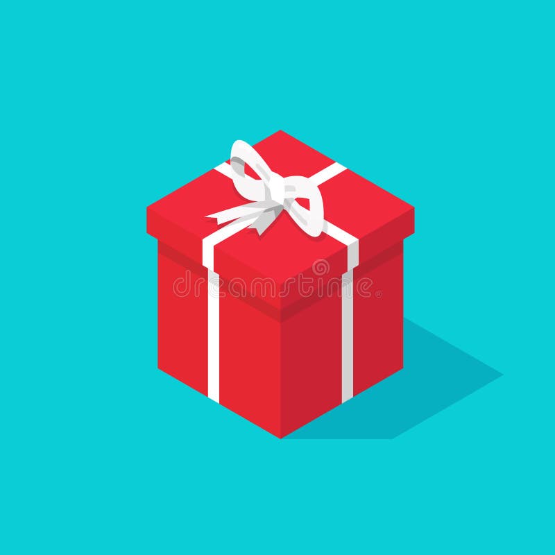 Isometric Gift or Present Box Stock Vector - Illustration of ...