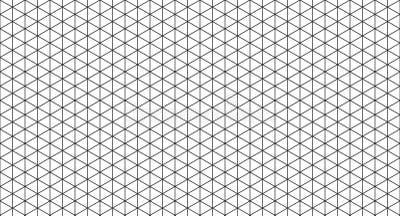 Isometric Graph Paper. Perspective Grid Template for Architect ...