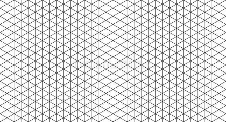 Isometric Graph Paper. Perspective Grid Template for Architect ...