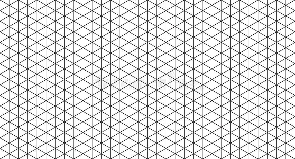 Isometric Graph Paper. Perspective Grid Template for Architect ...