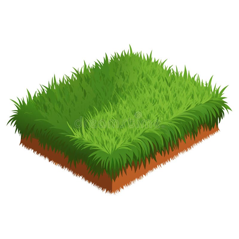 Isometric Grass and Soil Tiles Detailed Customizable Assets for ...