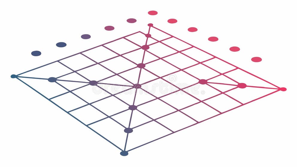 Isometric Grid Pattern Vector, Structured Design and Data, Vector ...