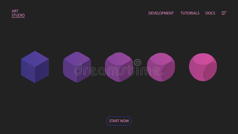 Transformation and Evolution of a Square into a Circle. Isometric ...