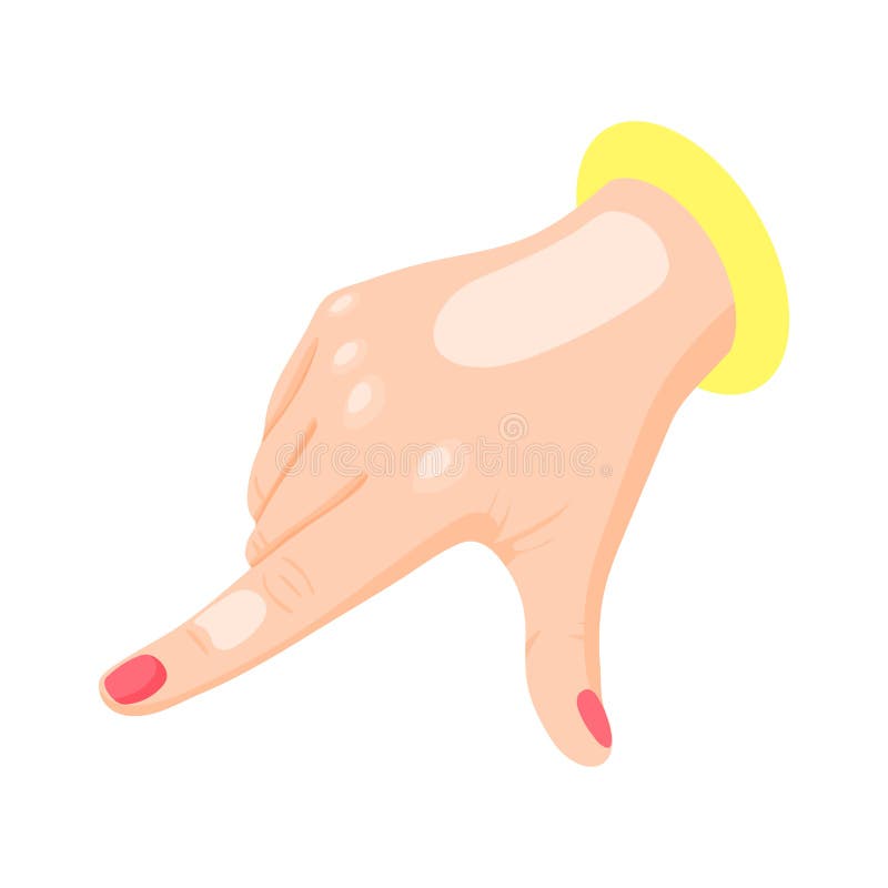 Isometric Hand Gesture stock vector. Illustration of decorative - 272630824