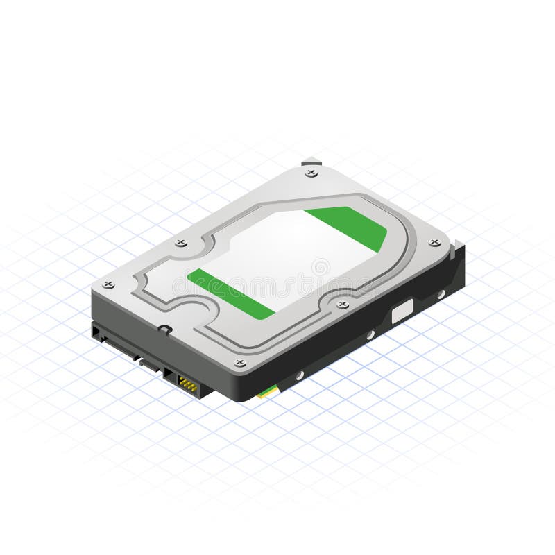 Isometric Hard Disk Vector Illustration Stock Vector - Illustration of ... Isometric Hard Disk Vector Illustration Stock Vector - Illustration of ...