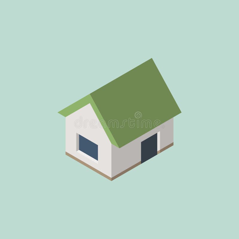 Isometric Home House Icon. Vector Eps10 Stock Illustration ...