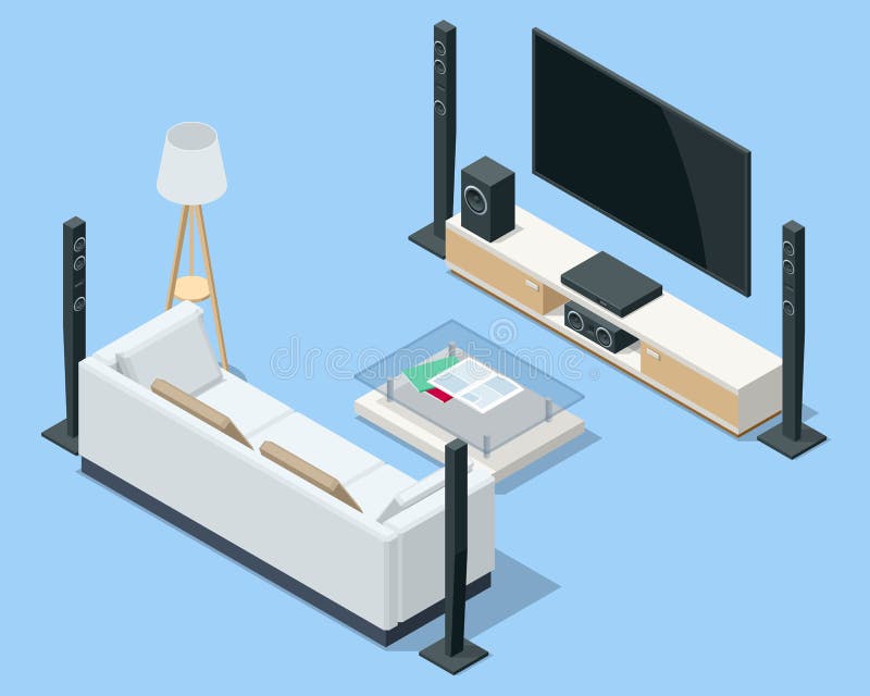 Isometric Music Theatre Stock Illustrations 106 Isometric Music