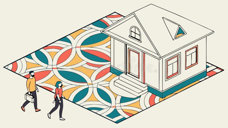 Isometric House Illustration, Modern Home Design, Architectural Model ...