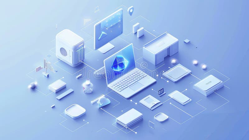 Ai Technology Computers Stock Illustrations – 5,792 Ai Technology ...