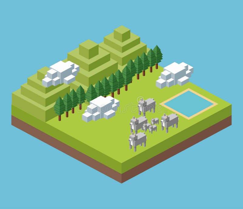 Isometric icon design stock vector. Illustration of element - 67872043