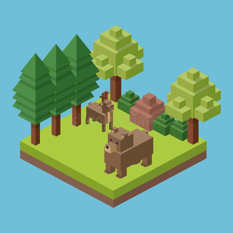 Isometric icon design stock vector. Illustration of nature - 67872077