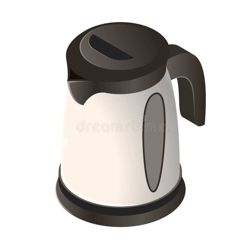 Isometric Icon of an Electric Kettle Stock Vector - Illustration of ...
