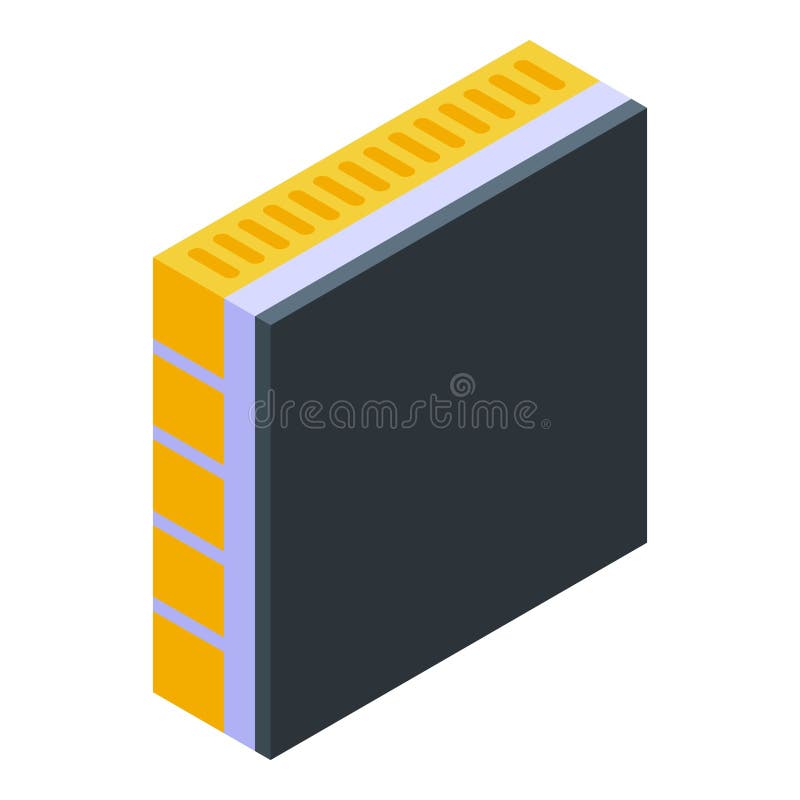 Computer Processor Chip Isometric Icon Illustrating Computing Power ...