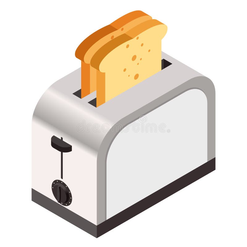 Toaster Isometric Stock Illustrations – 816 Toaster Isometric Stock ...