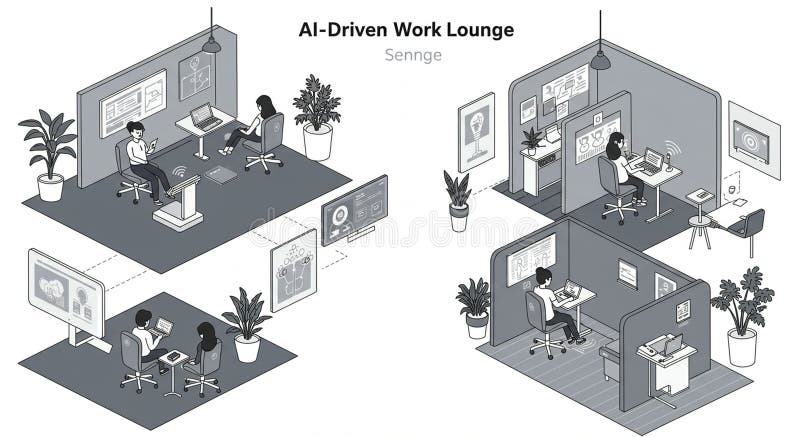 Workspace Configurations Stock Illustrations – 56 Workspace ...