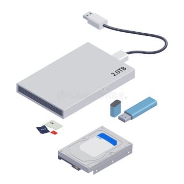 Removable Media Stock Illustrations – 1,110 Removable Media Stock ...