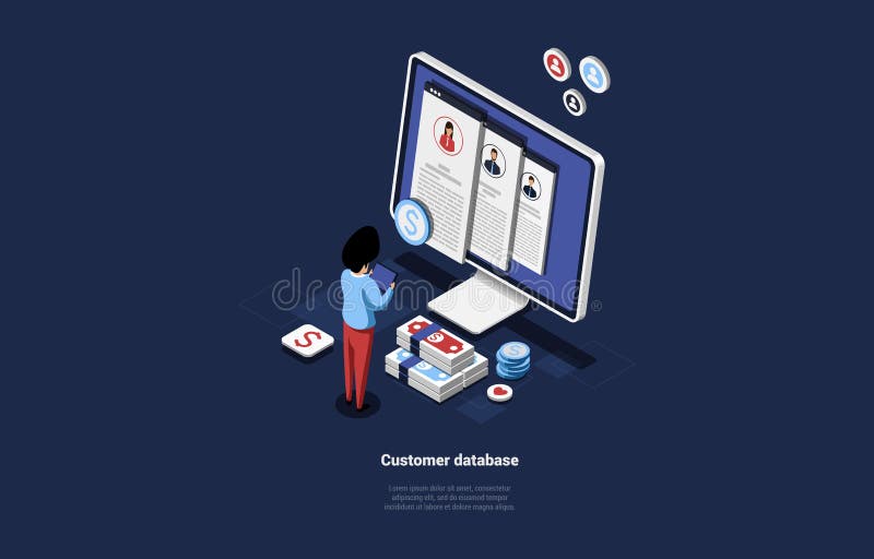 Database Customers Stock Illustrations – 580 Database Customers Stock ...
