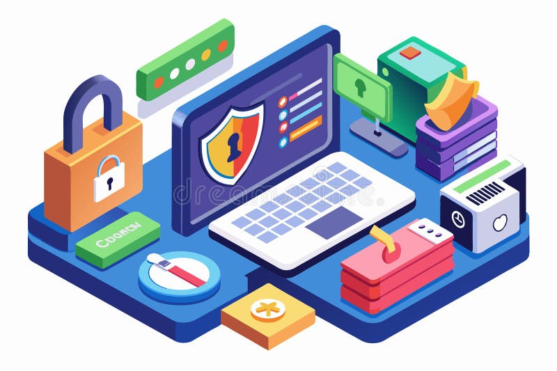 Modern Workstation Stock Illustrations – 19,581 Modern Workstation ...