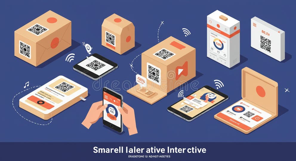 Embedded Qr Codes Stock Illustrations – 16 Embedded Qr Codes Stock ...