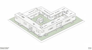 Isometric Illustration of a Modular Emergency Command Center Layout ...