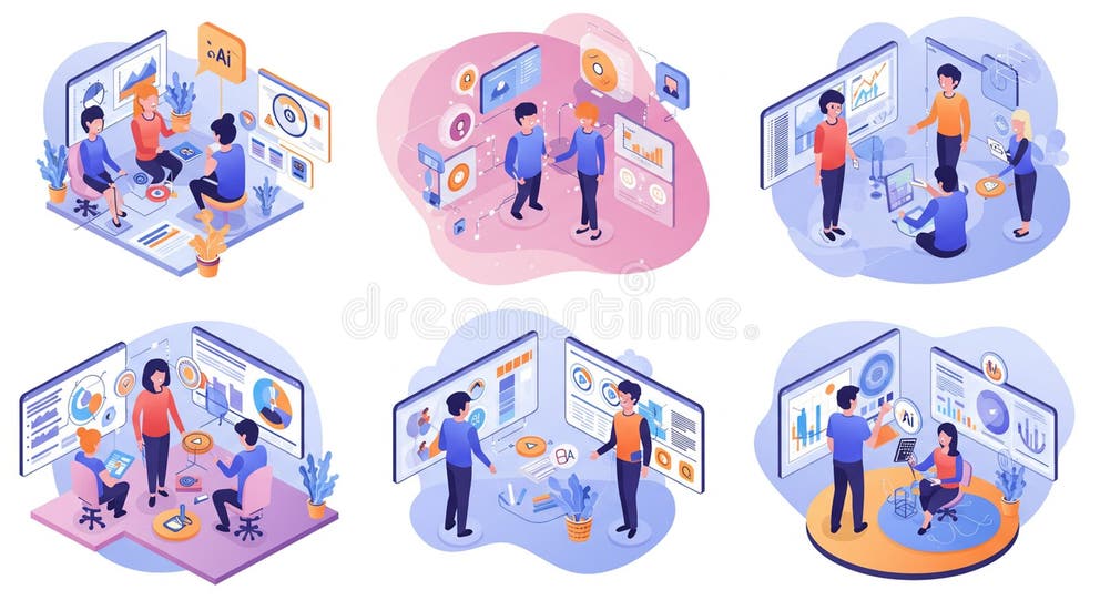 Isometric Office Tools Stock Illustrations – 2,410 Isometric Office ...