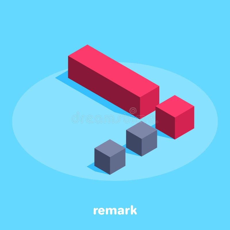 Remark stock vector. Illustration of message, exclamation - 200012533