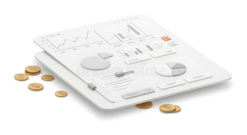 Isometric Interface for Finance Management and Investment Analysis ...