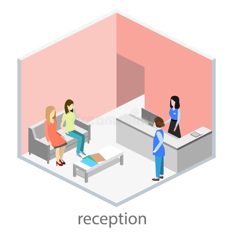 Reception Desk Clipart Stock Illustrations – 267 Reception Desk Clipart ...