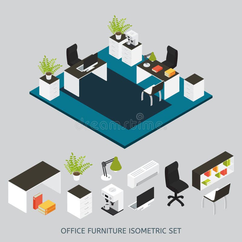 Office Icon Set stock vector. Illustration of icons, concept - 71303465