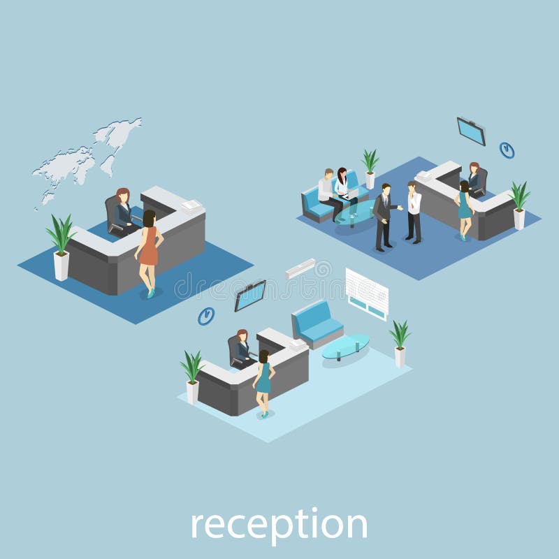 Reception Desk Clipart Stock Illustrations – 267 Reception Desk Clipart ...